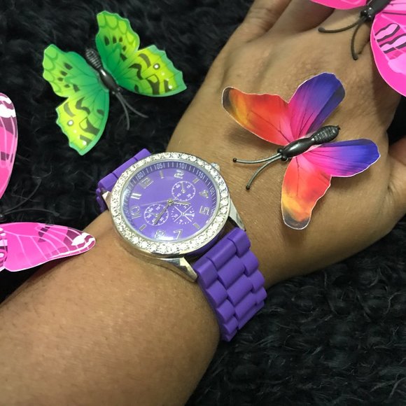 Accessories | Darice Purple Watch | Poshmark